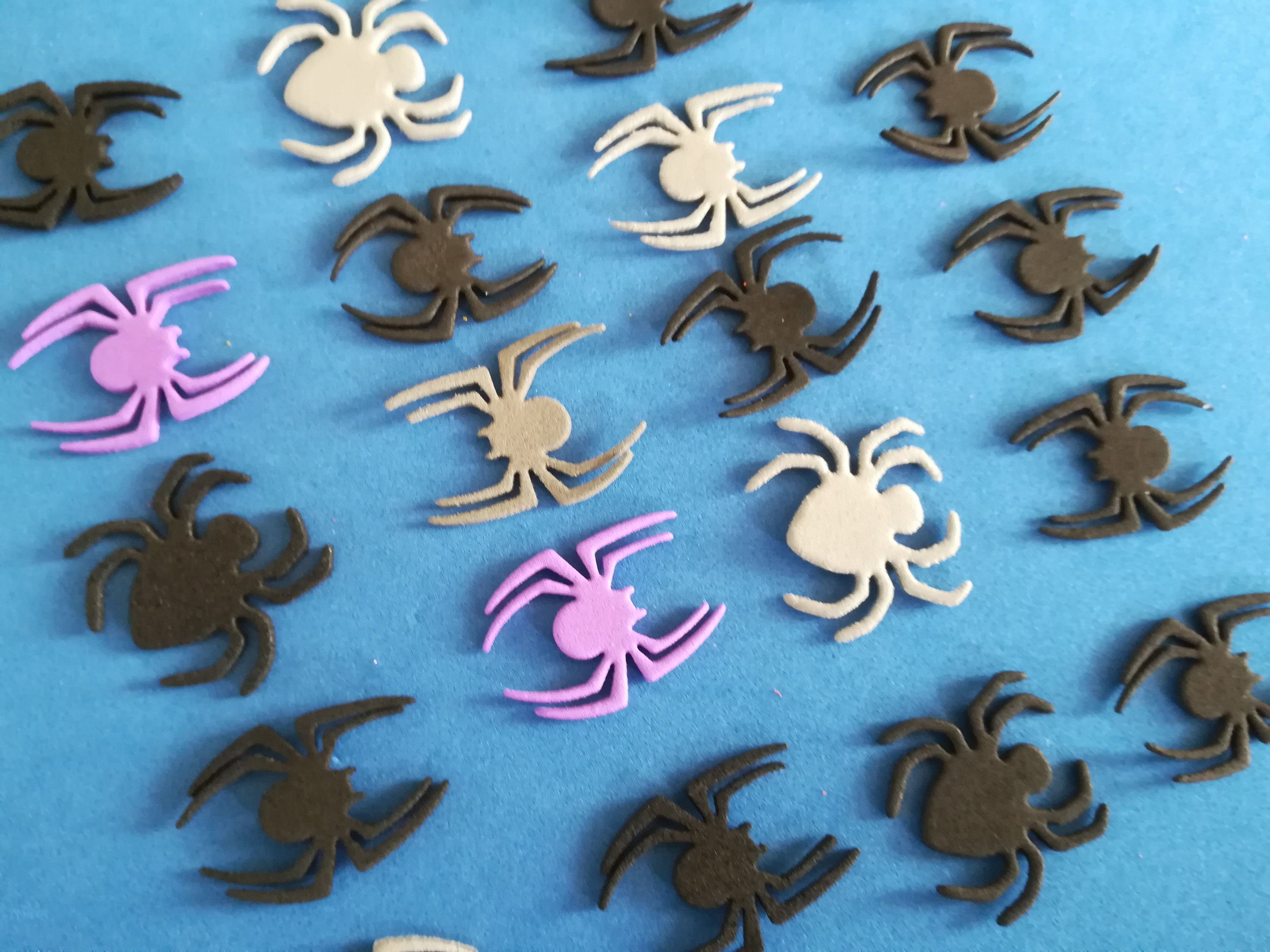 50 Eva Foam Rubber Spiders - Etsy