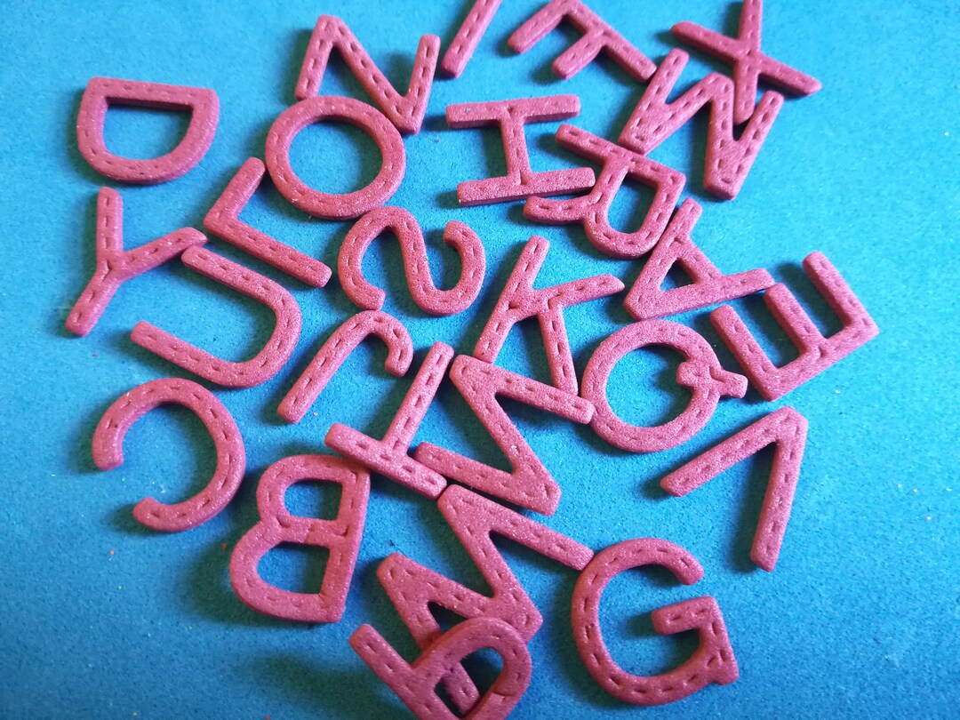 1cm Eva Foam Rubber Block Alphabet Letters. - Etsy