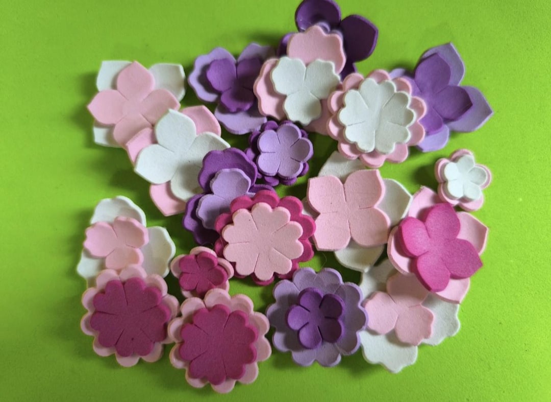 Eva Foam Rubber Die-cut Flowers - Etsy