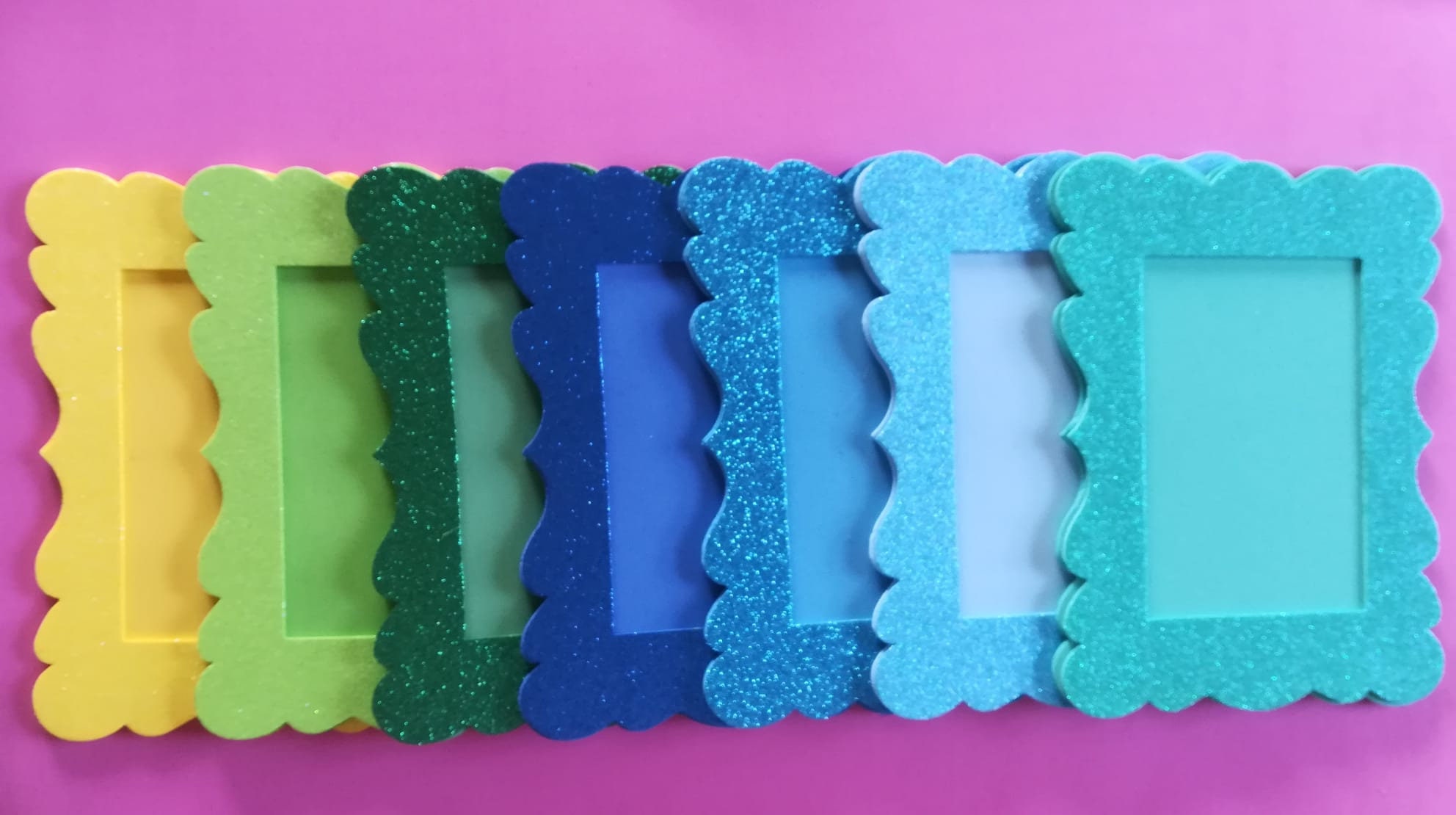 5 Eva Foam Photo Frames. - Etsy