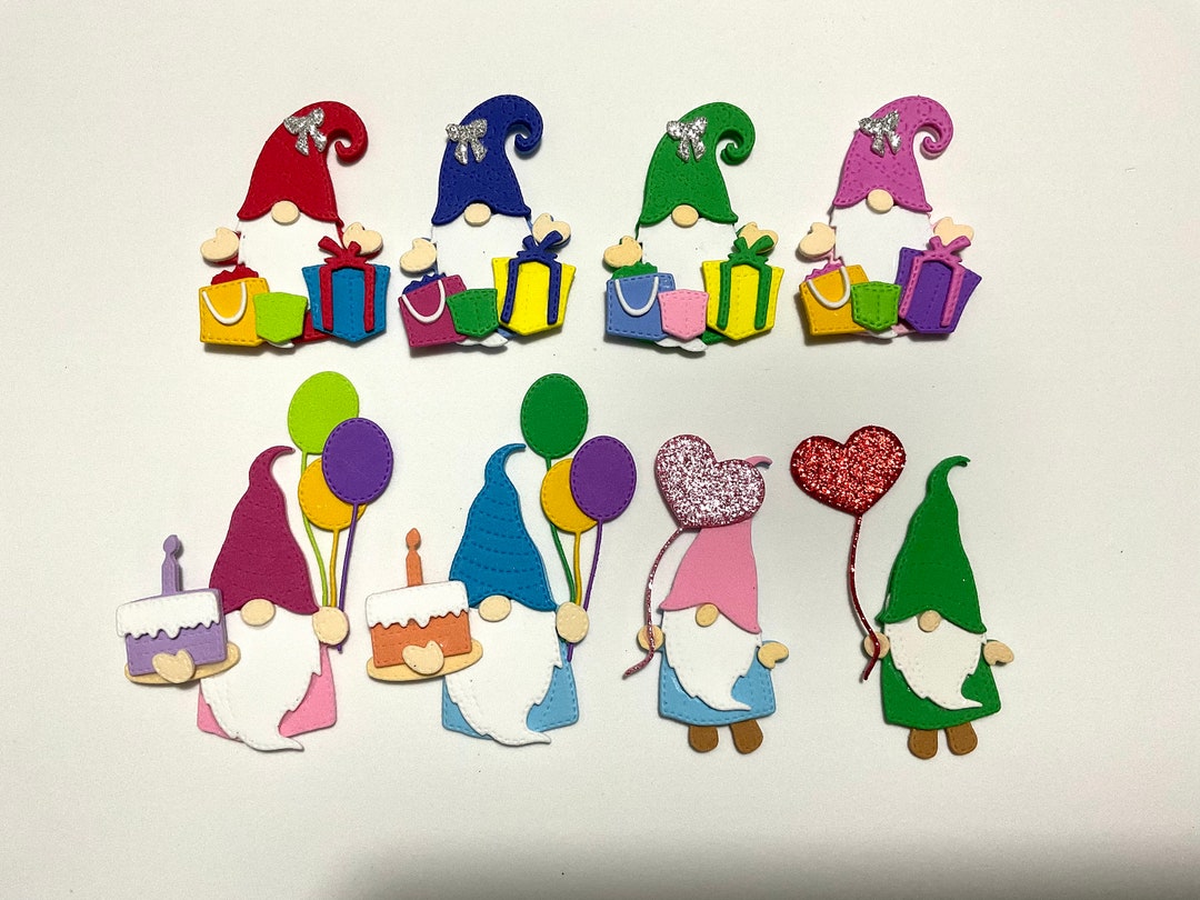 8 Gnomes in Eva Foam Rubber. - Etsy