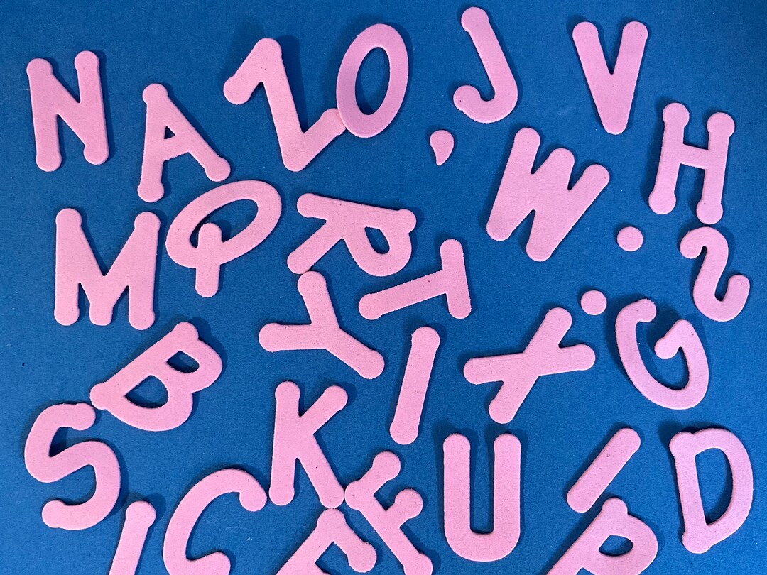 5cm Eva Foam Rubber Alphabet Letters. - Etsy