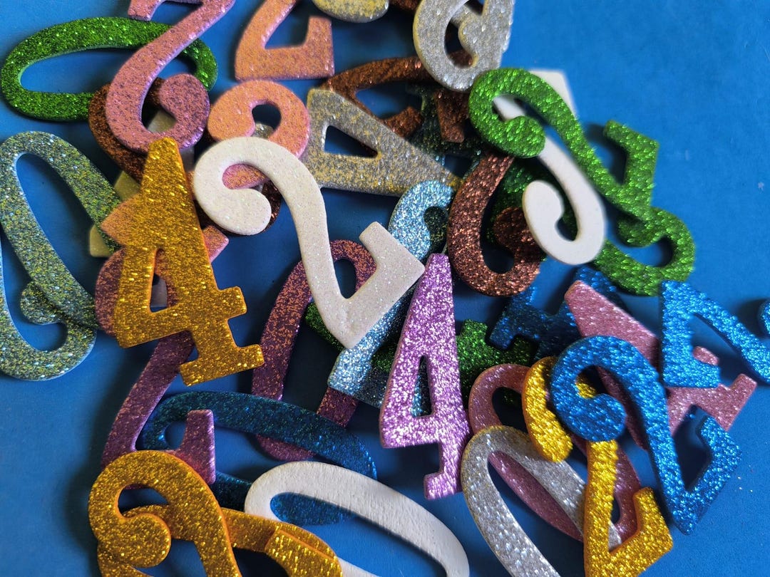 Eva Foam Rubber Numbers - Etsy