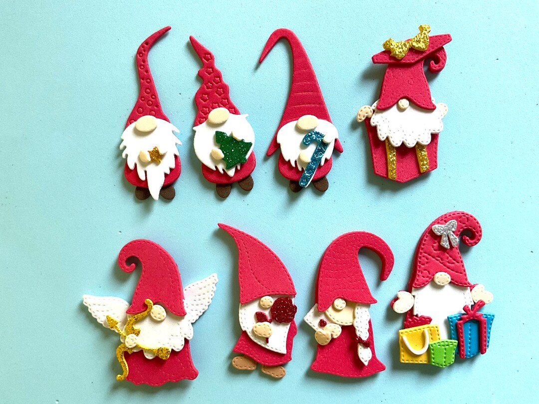 8 Gnomes in Eva Foam Rubber. - Etsy