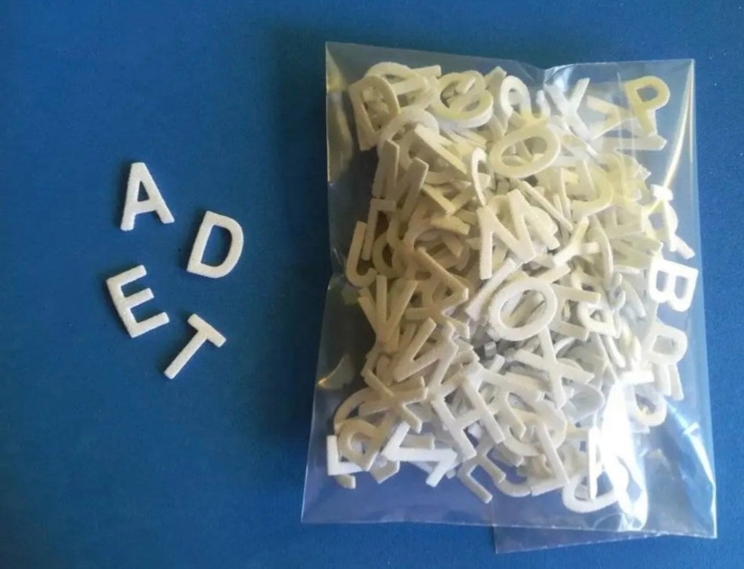 2cm Eva Foam Rubber Alphabet Letters. - Etsy