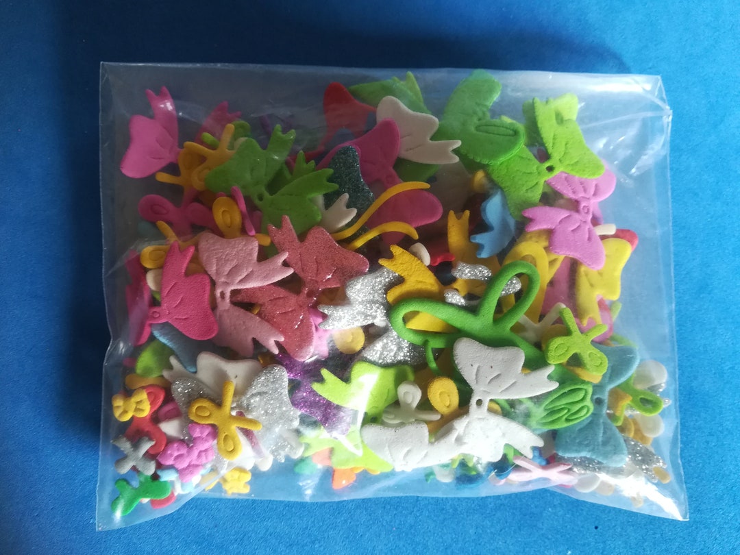 100 Eva Foam Rubber Flakes. - Etsy