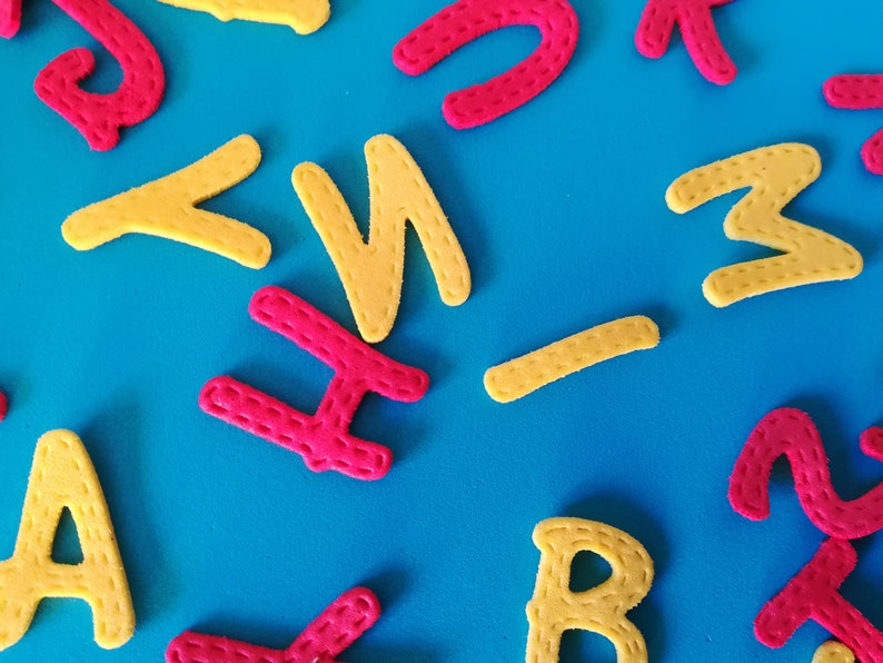 Eva Foam Rubber Alphabet Letters. - Etsy