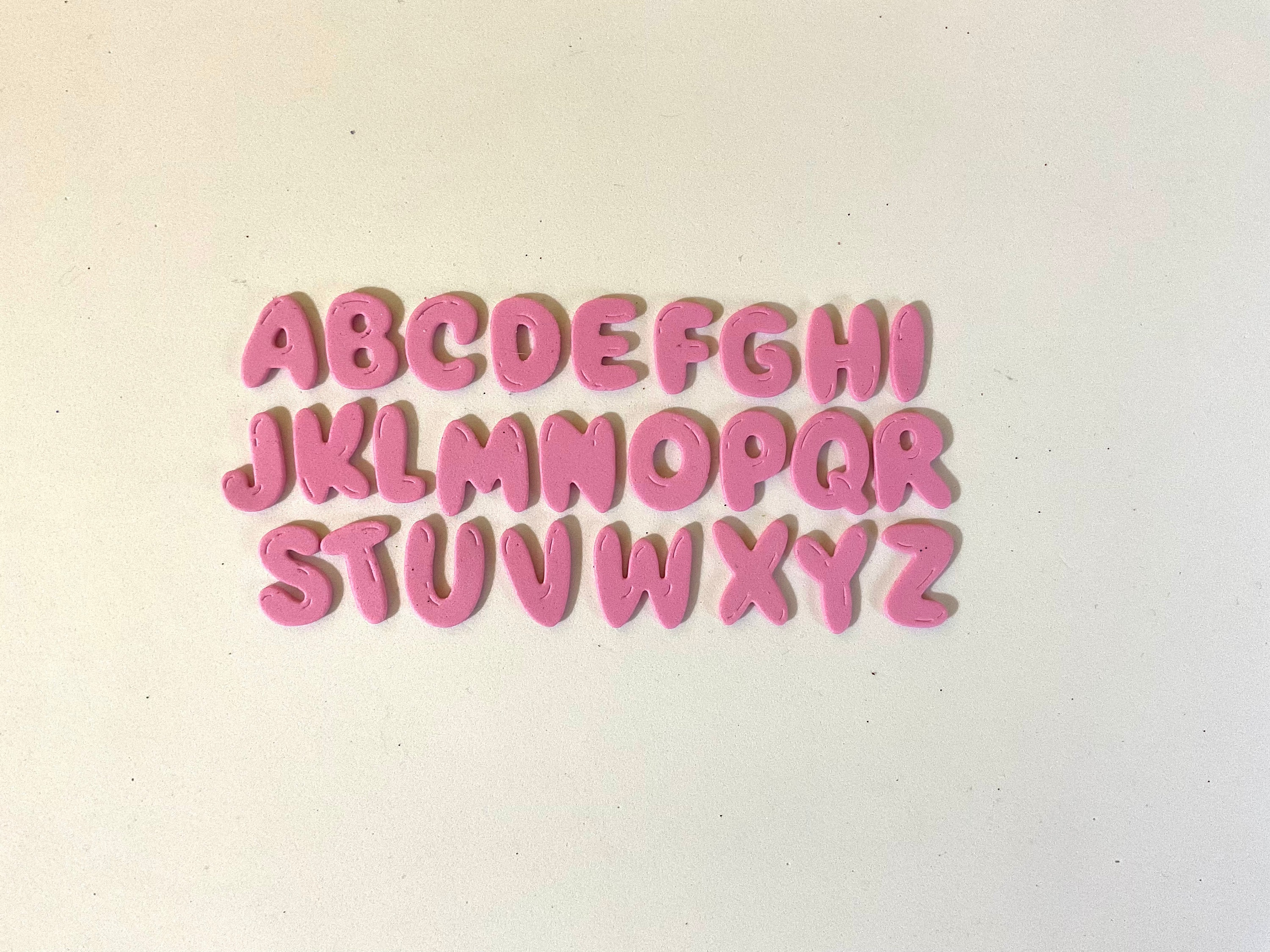 Eva Foam Rubber Alphabet Letters. - Etsy
