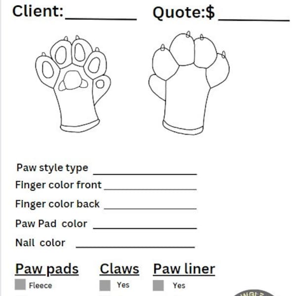 Paper Fursuit Template - Etsy