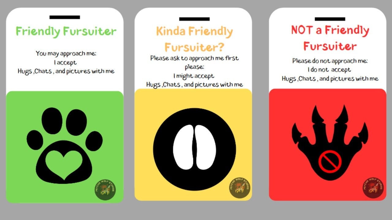 Fursuit Con Badges - Etsy