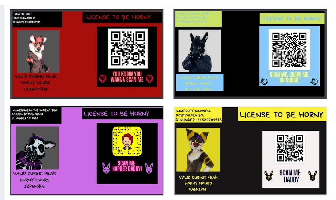 Furry License - Etsy