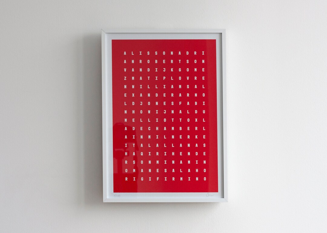 Liverpool FC Premier League 2019/20 Winners A3 Screenprint - Etsy