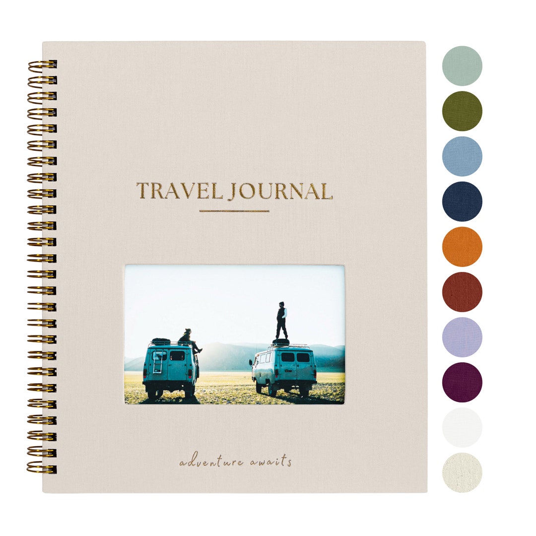 Travel Journal for Women With Prompts – Travel Scrapbook, Diary ...