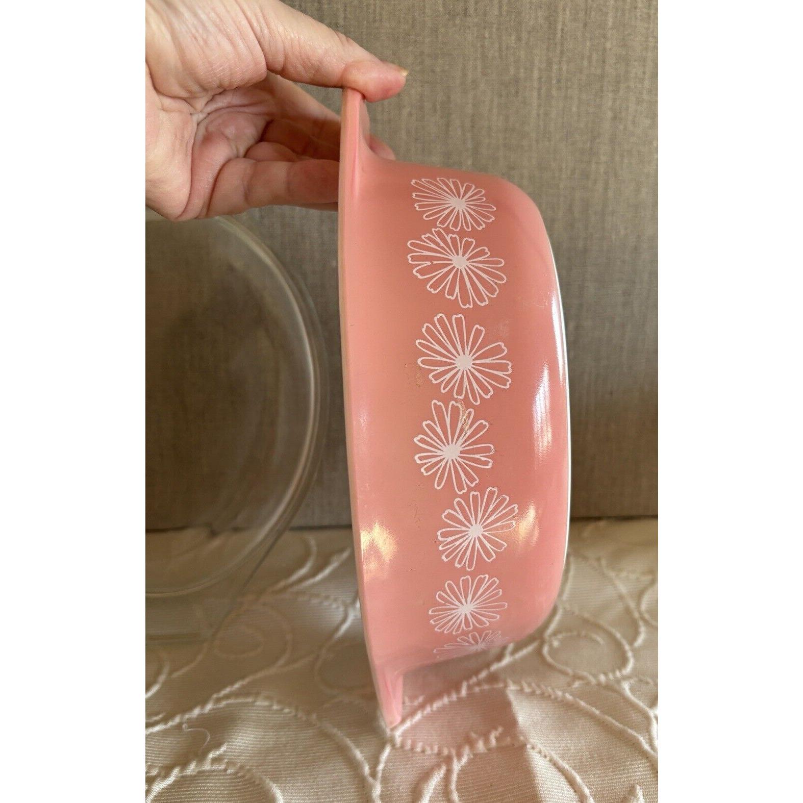Pyrex Pink Daisy 1 1/2 Quart Casserole Dish #043 With 942C Lid - Etsy