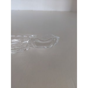 Vtg Shannon Crystal by Godinger Freedom Pattern Crystal Coaster Spoon ...