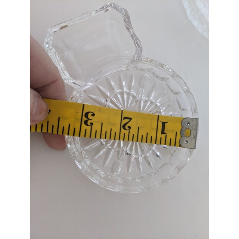 Vtg Shannon Crystal by Godinger Freedom Pattern Crystal Coaster Spoon ...