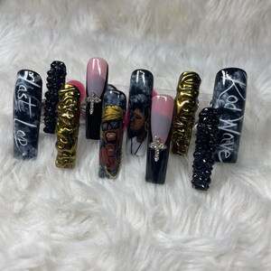 Rod Wave Last Lap Press on Nails - Etsy