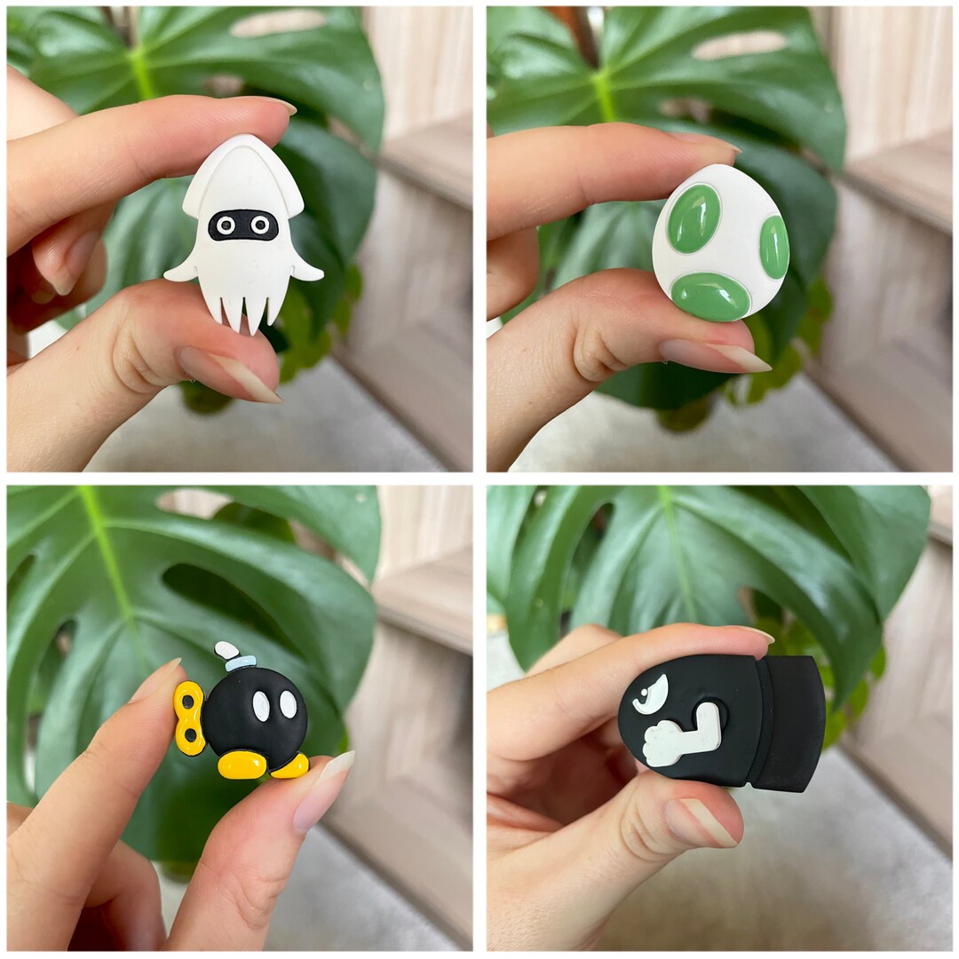 Super Clay Pins and Magnets, Blooper Pin, Bomb Pin, Egg Pin, Bullet Pin ...