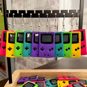 Colorful Gaming Earrings - Etsy