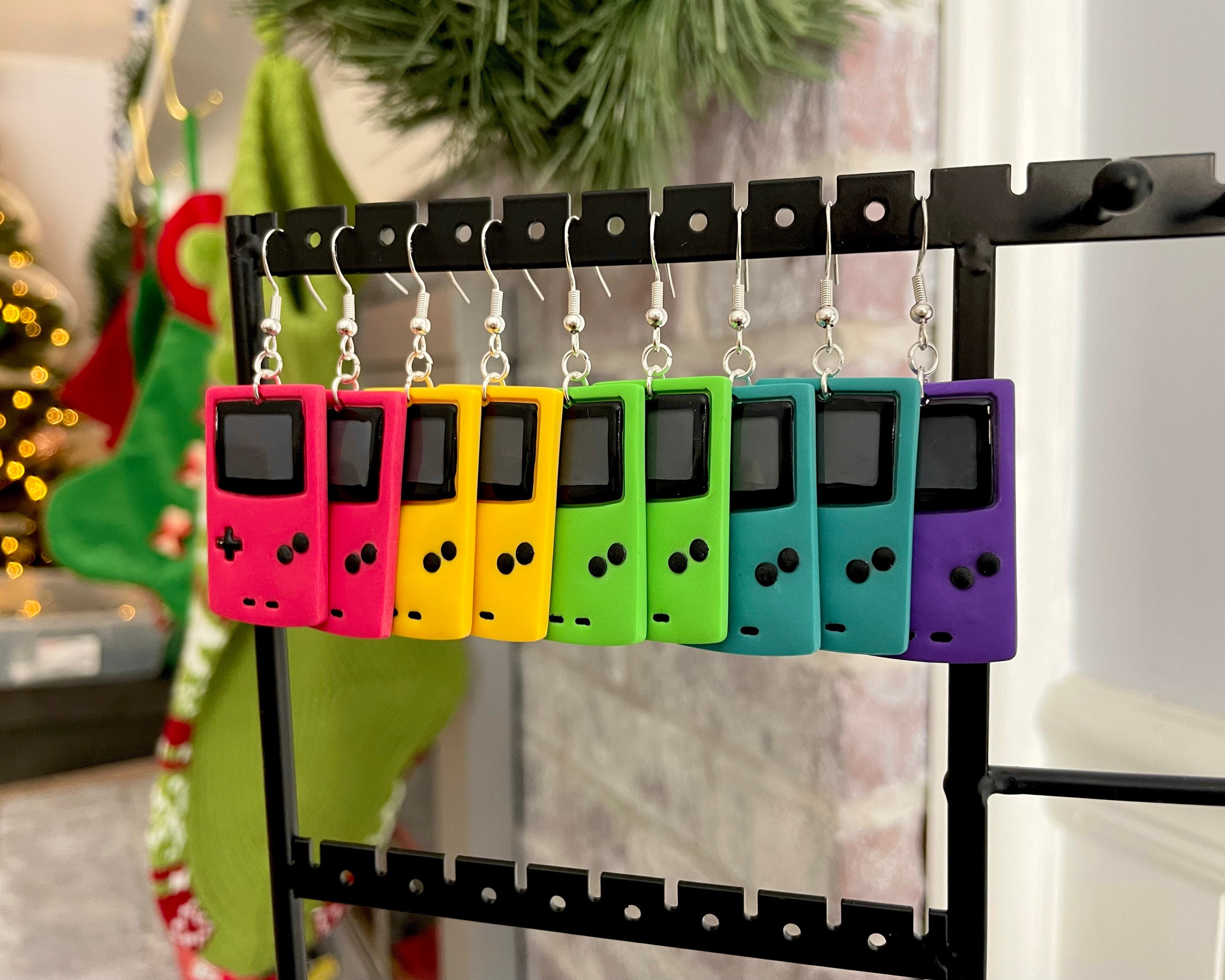 Colorful Gaming Earrings - Etsy