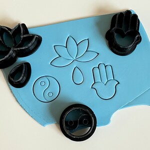 Zen Clay Cutter Collection, Yin-yang Clay Cutter, Fondant Cutter ...
