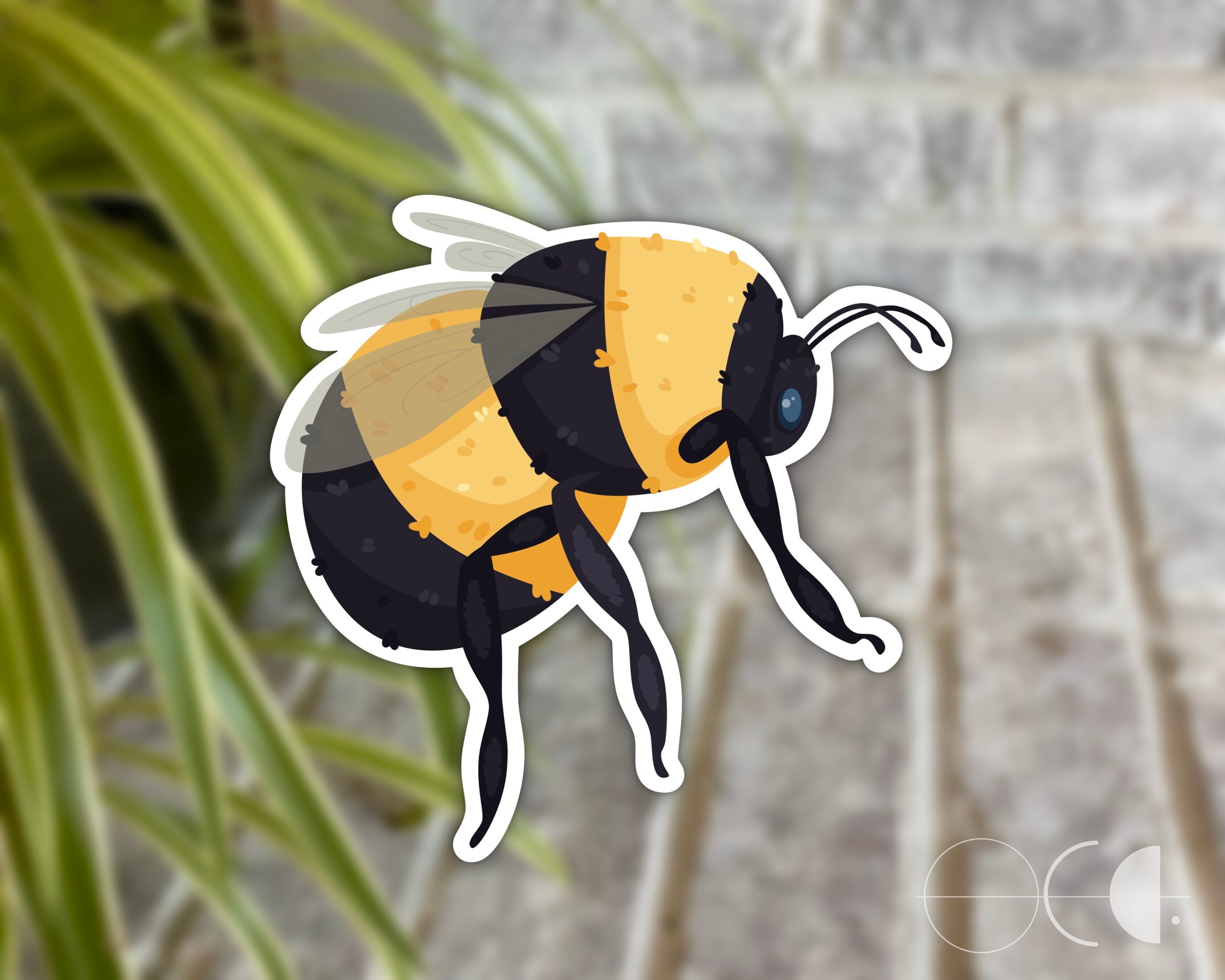 Bumblebee Vinyl Sticker Bee Vinyl Sticker Water Bottle - Etsy