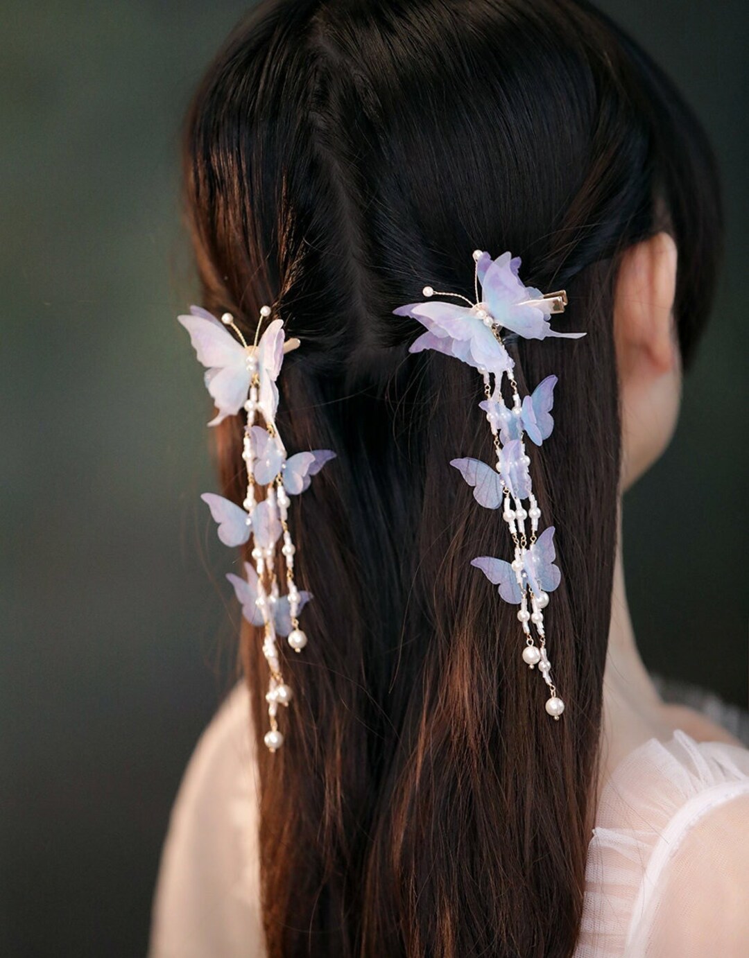 New Hairpin Side Hair Clip Flower Ancient Hair Stick - Etsy