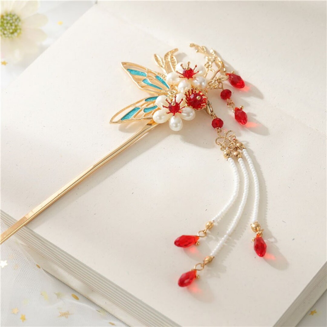 Bride Hair Stick Vintage Chinese Hair Fork Bridal Hair - Etsy