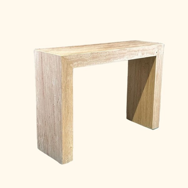 Travertine Console - Etsy