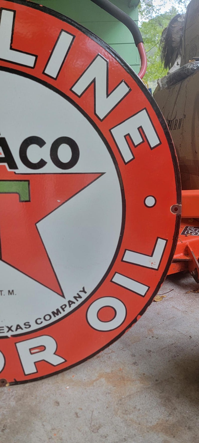 Texaco Motor Oil Gasoline Porcelain Sign - Etsy