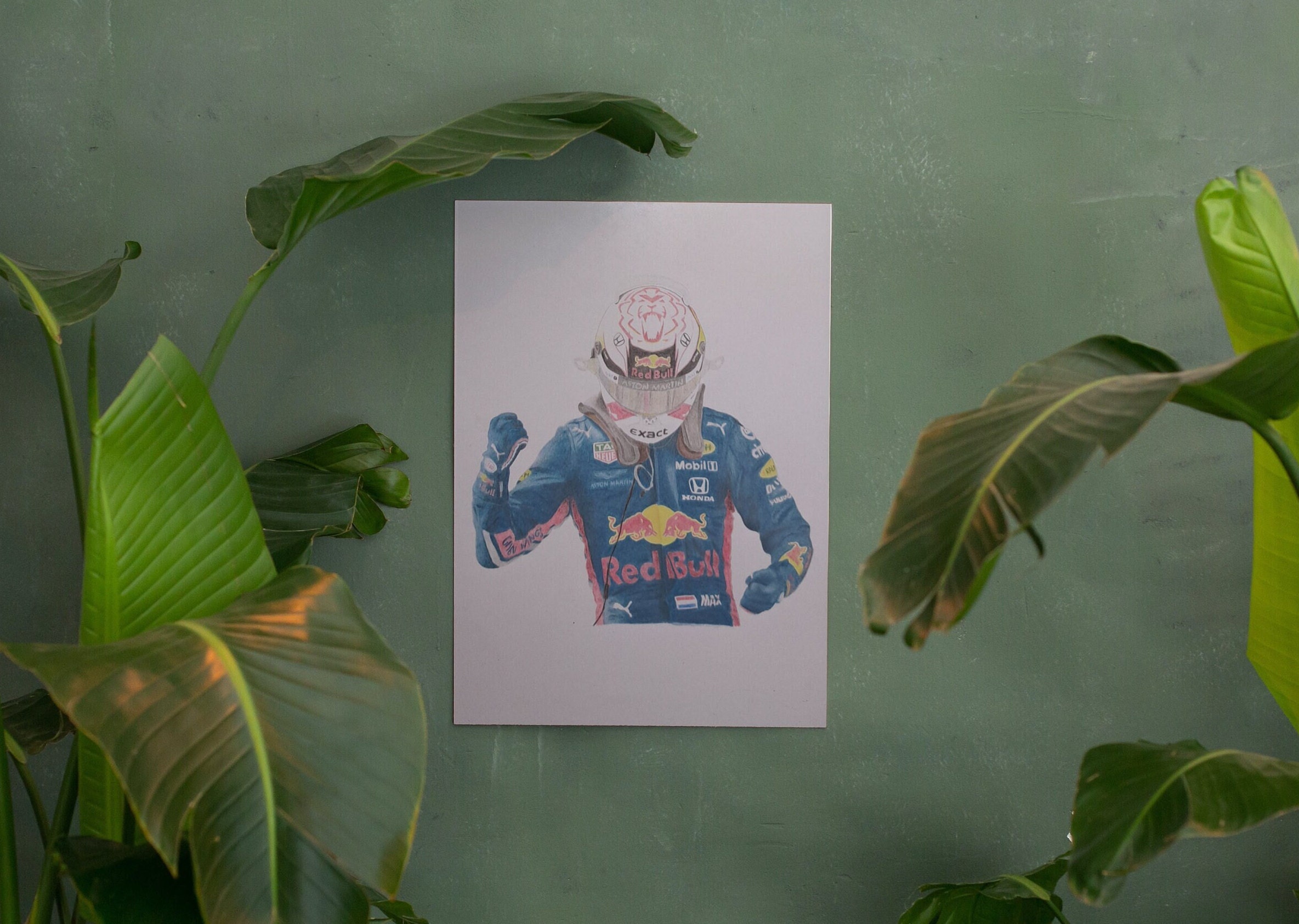 Max Verstappen Poster Drawing Formula 1 Art Wall Art Art - Etsy