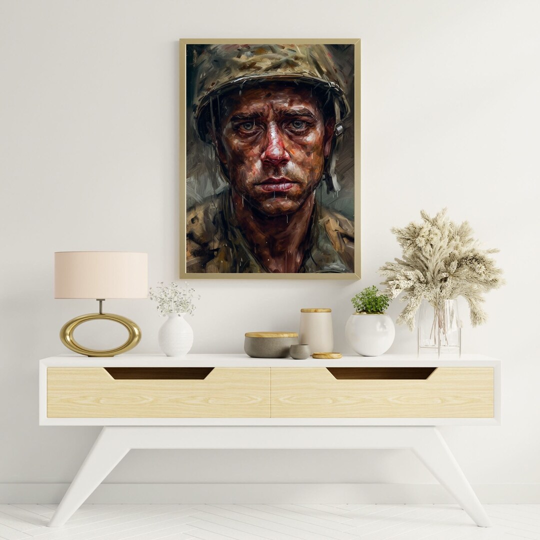 Portrait of a WW2 Soldier: Expressing the Pain of War - Heartbroken ...