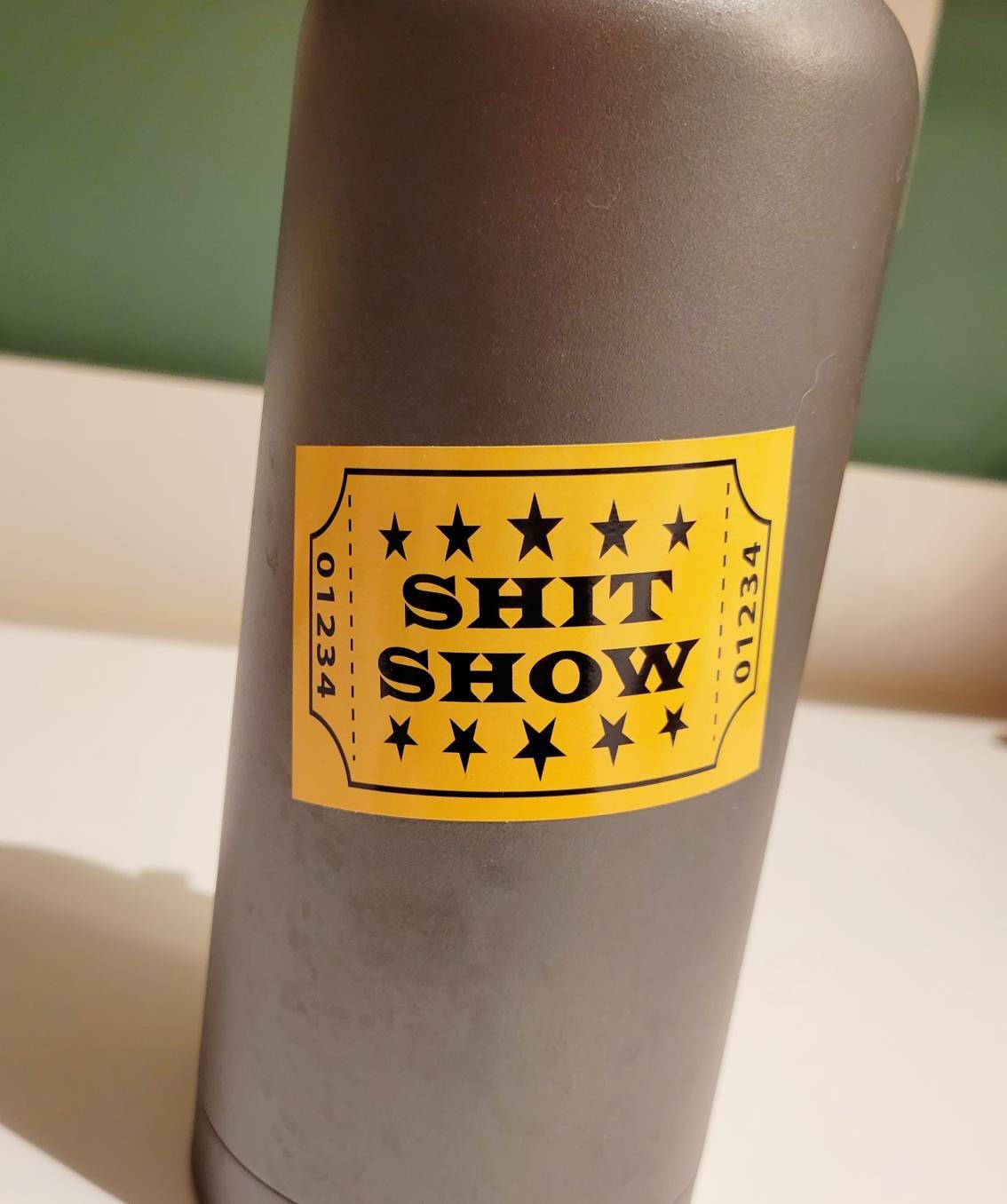 Shit Show Ticket Vinyl Sticker Decal for Laptop Yeti Cooler - Etsy