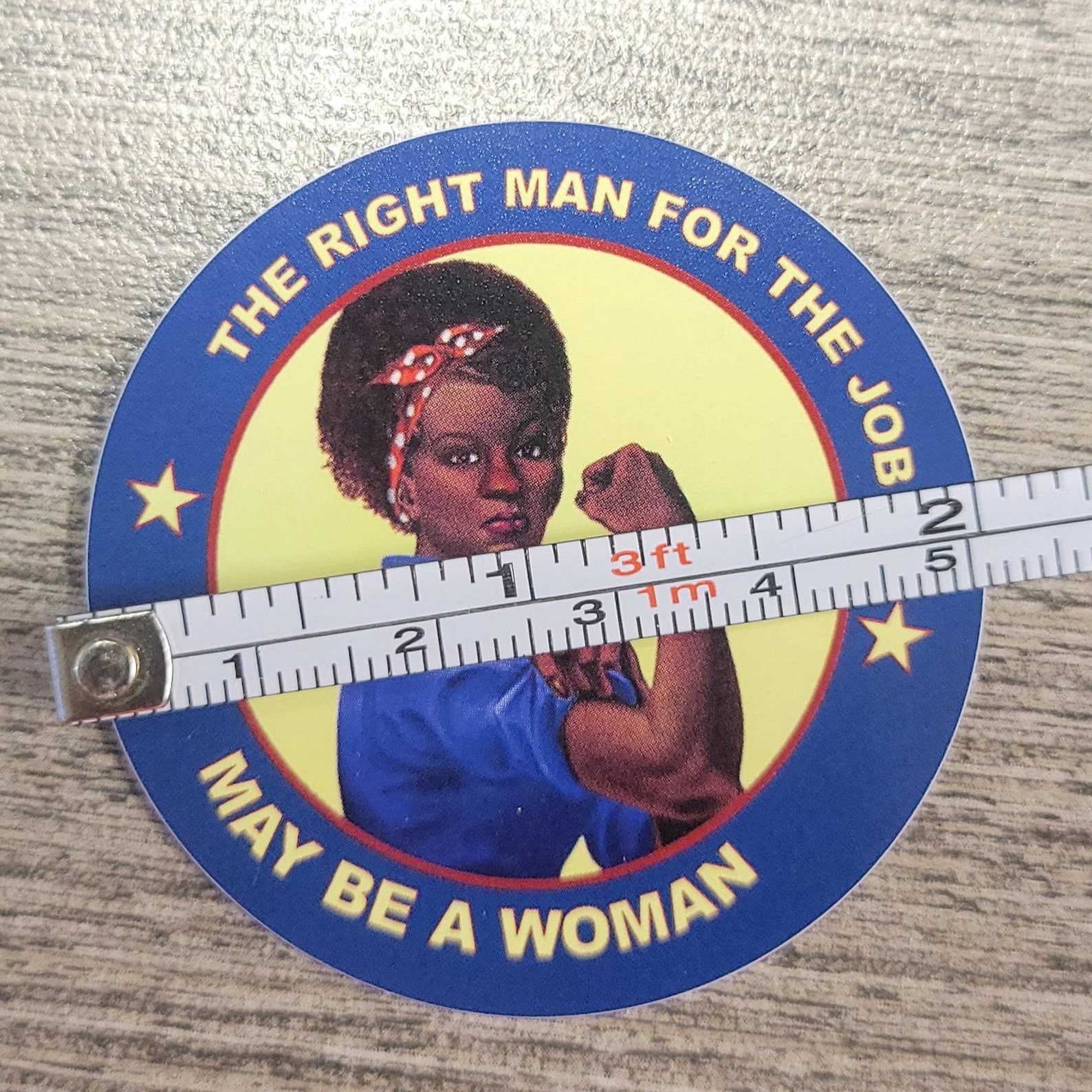 African American Rosie the Riveter Vinyl Sticker Decal - Etsy