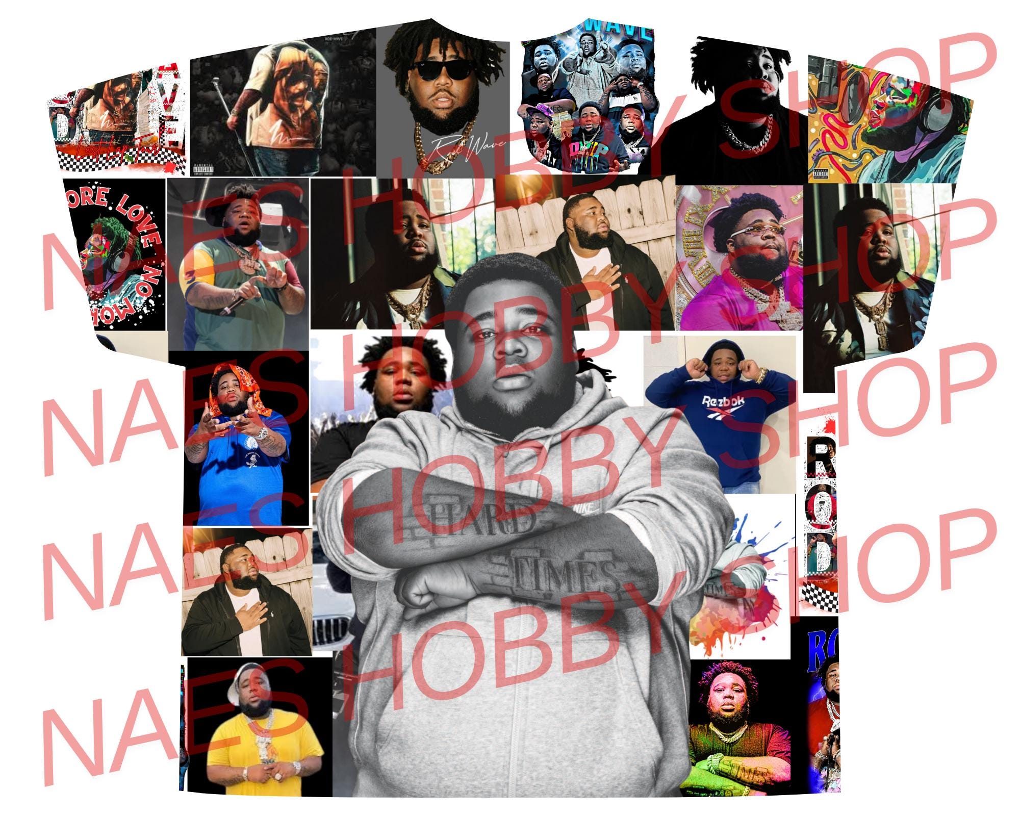 Rod Wave Full 3D Sublimation PNG - Etsy