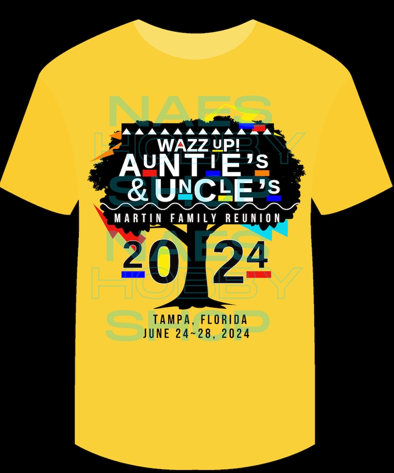 Wazz up Aunties & Uncles Family Reunion PNG. - Etsy