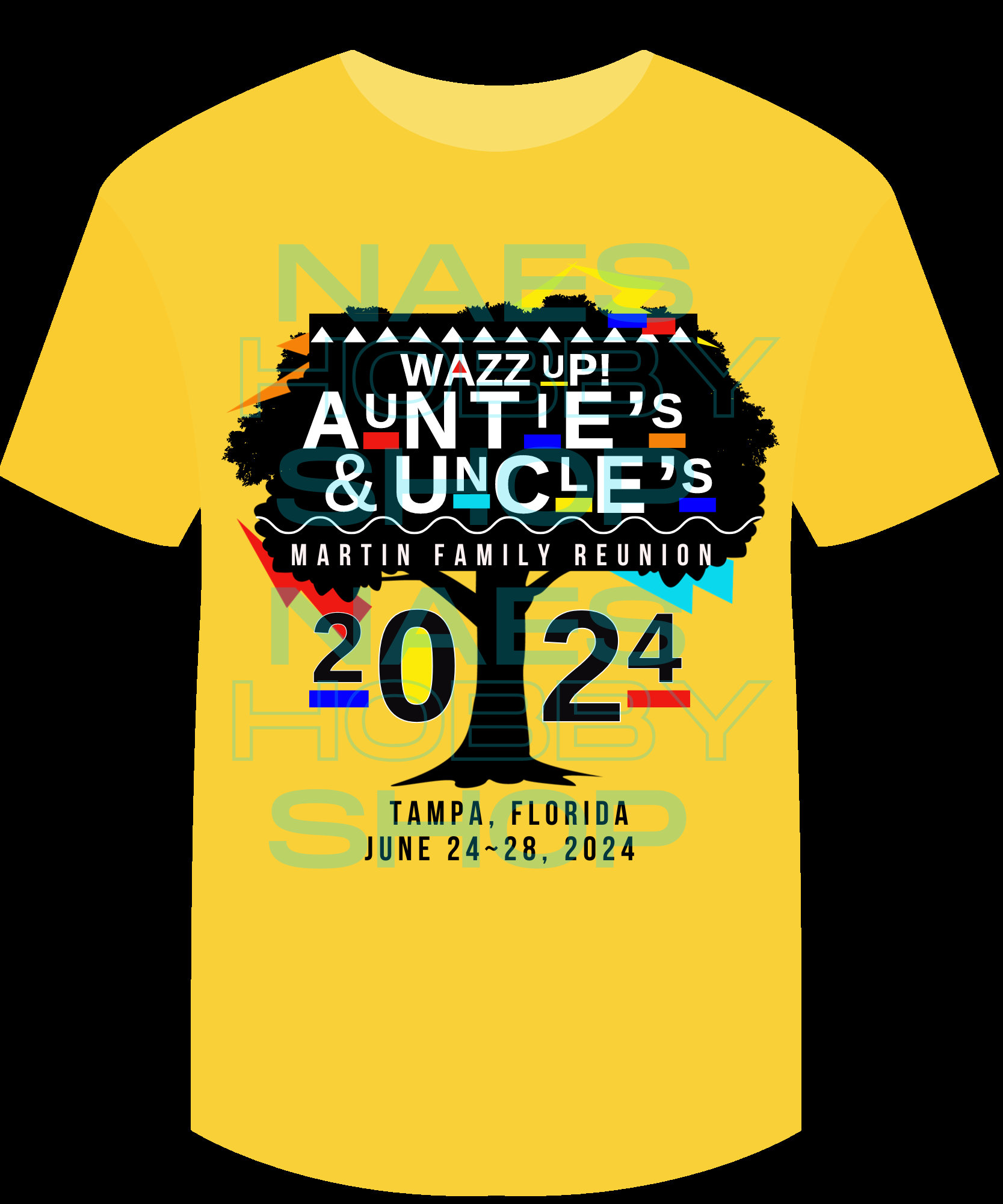 Wazz up Aunties & Uncles Family Reunion PNG. - Etsy