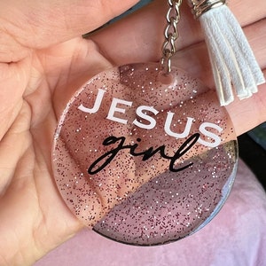 Jesus Girl Keychain, Mama, Acrylic Keychain, Birthday Gift, Valentines ...