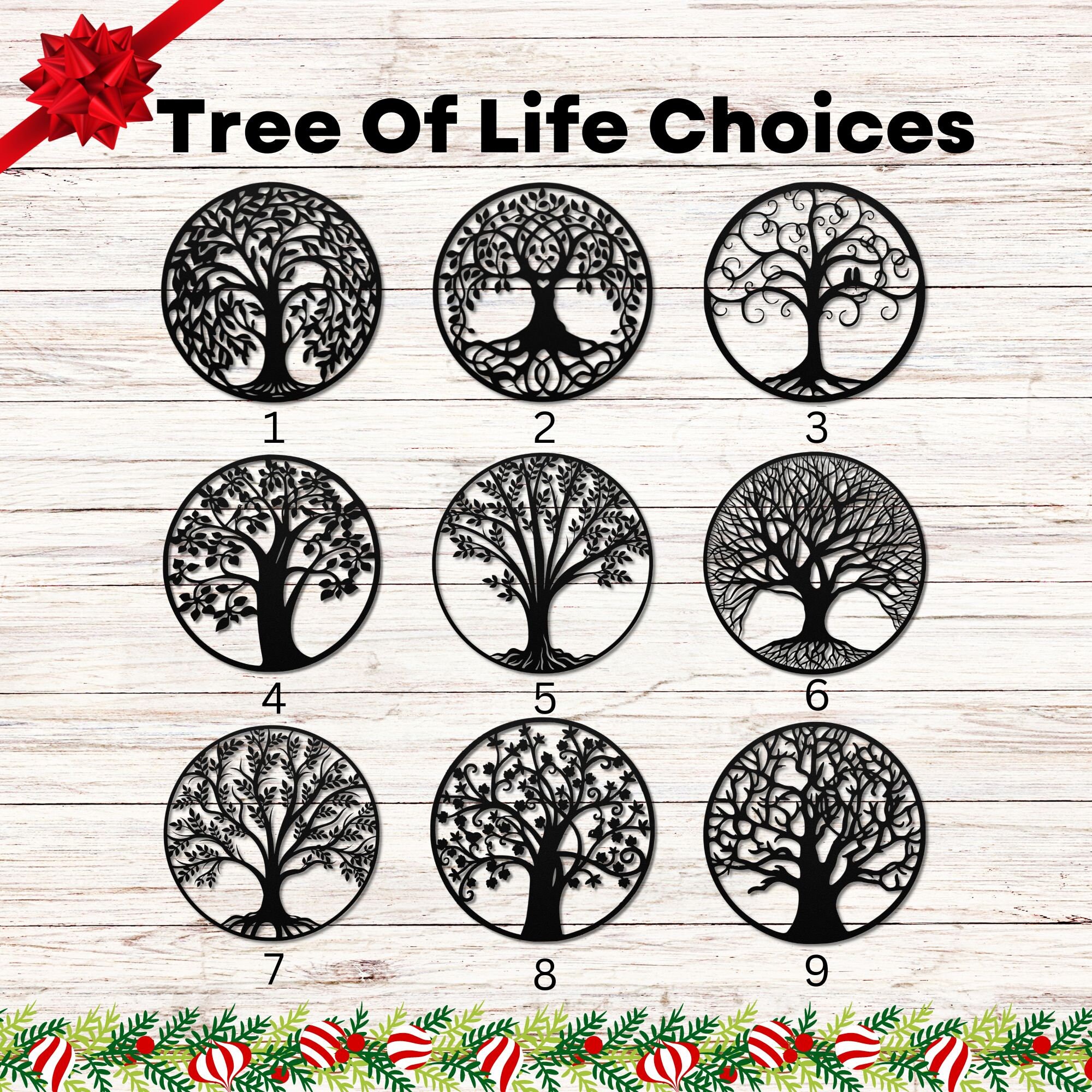 Tree of Life Personalized Family Name Metal Signcustom Family - Etsy