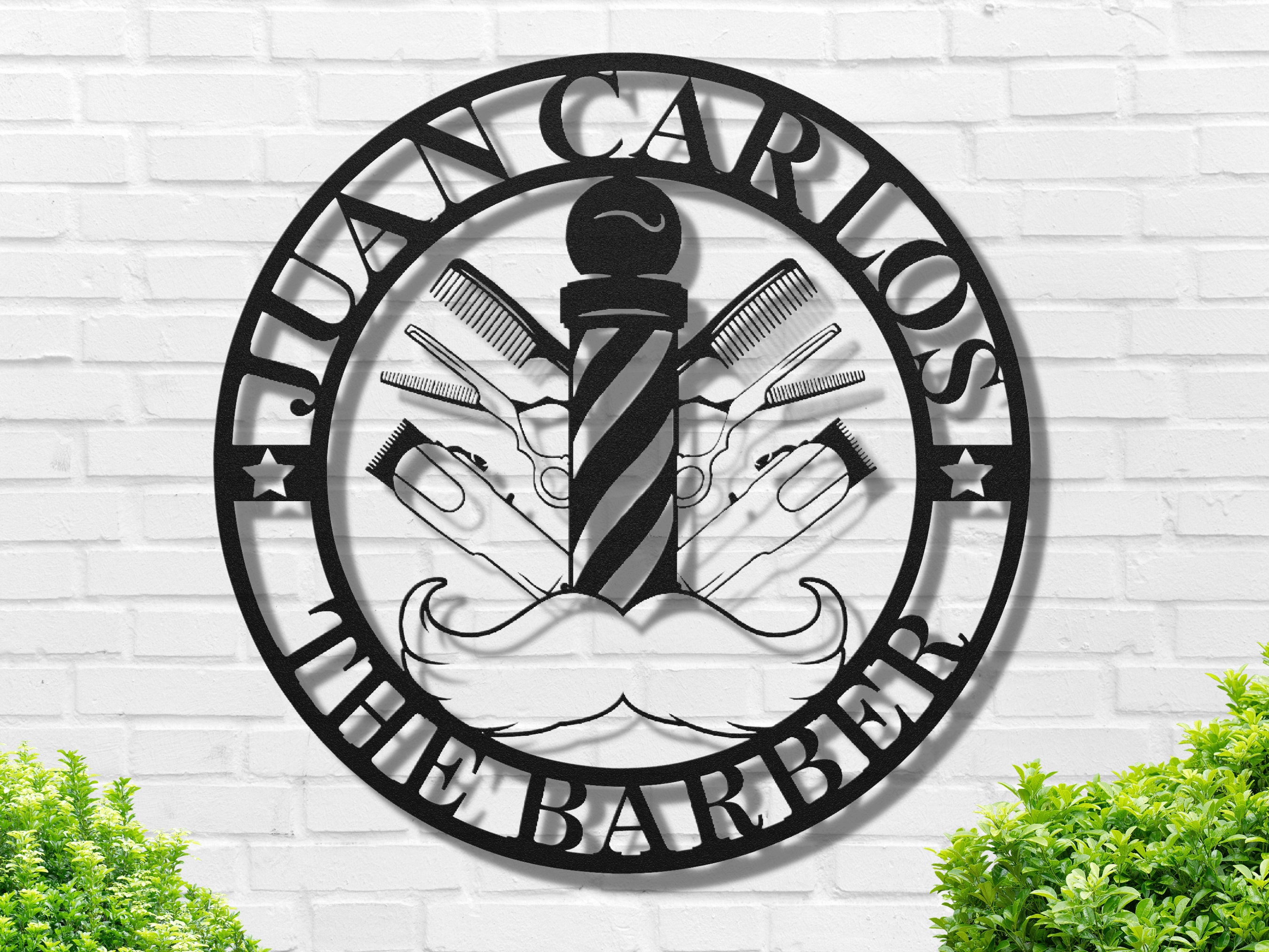 Barber Shop Sign Personalized Barber Sign Custom Barber Shop - Etsy