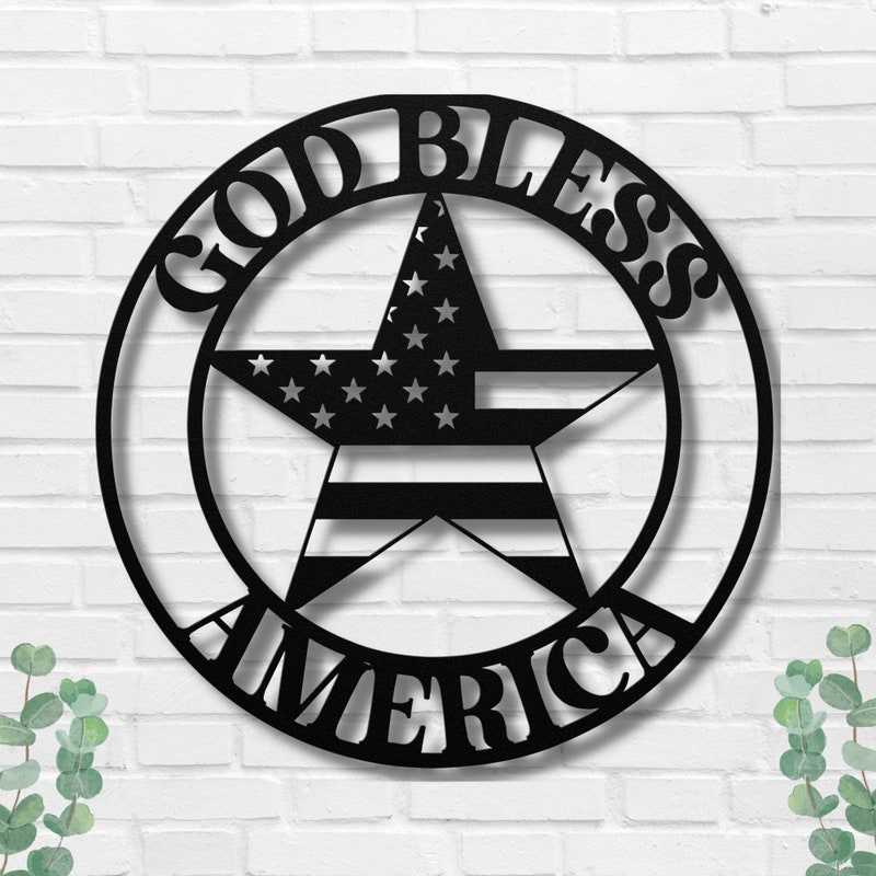 Metal American Flag - Etsy