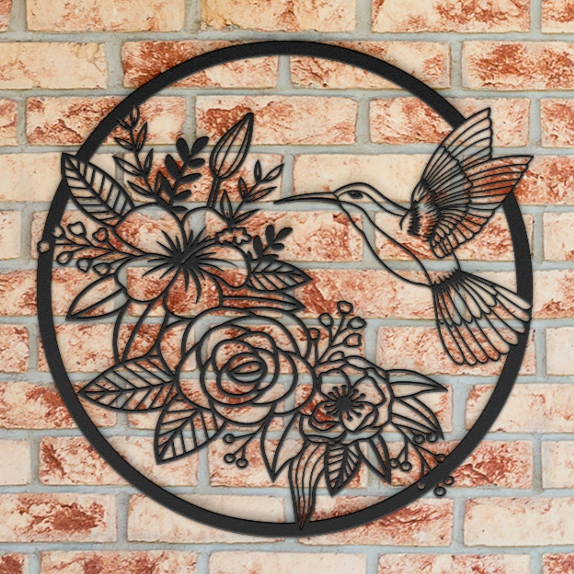 Hummingbird Metal Wall Art Metal Bird Wall Decor Bedroom Wall - Etsy