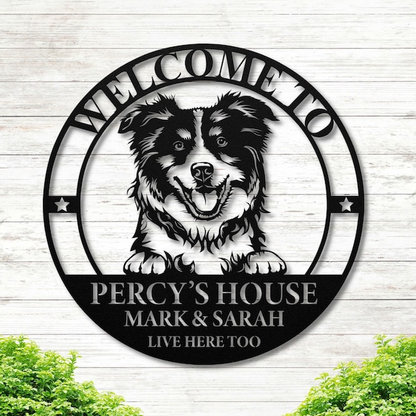 Dog Welcome Sign - Etsy