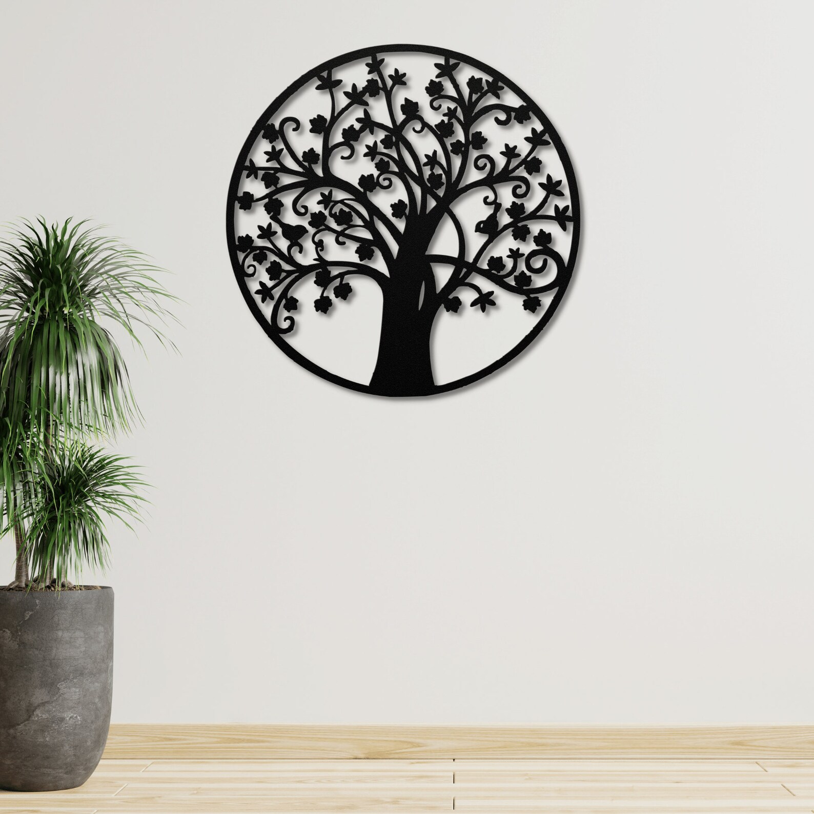 Tree of Life Round Sign Metal Wall Art Tree of Life Tree of - Etsy
