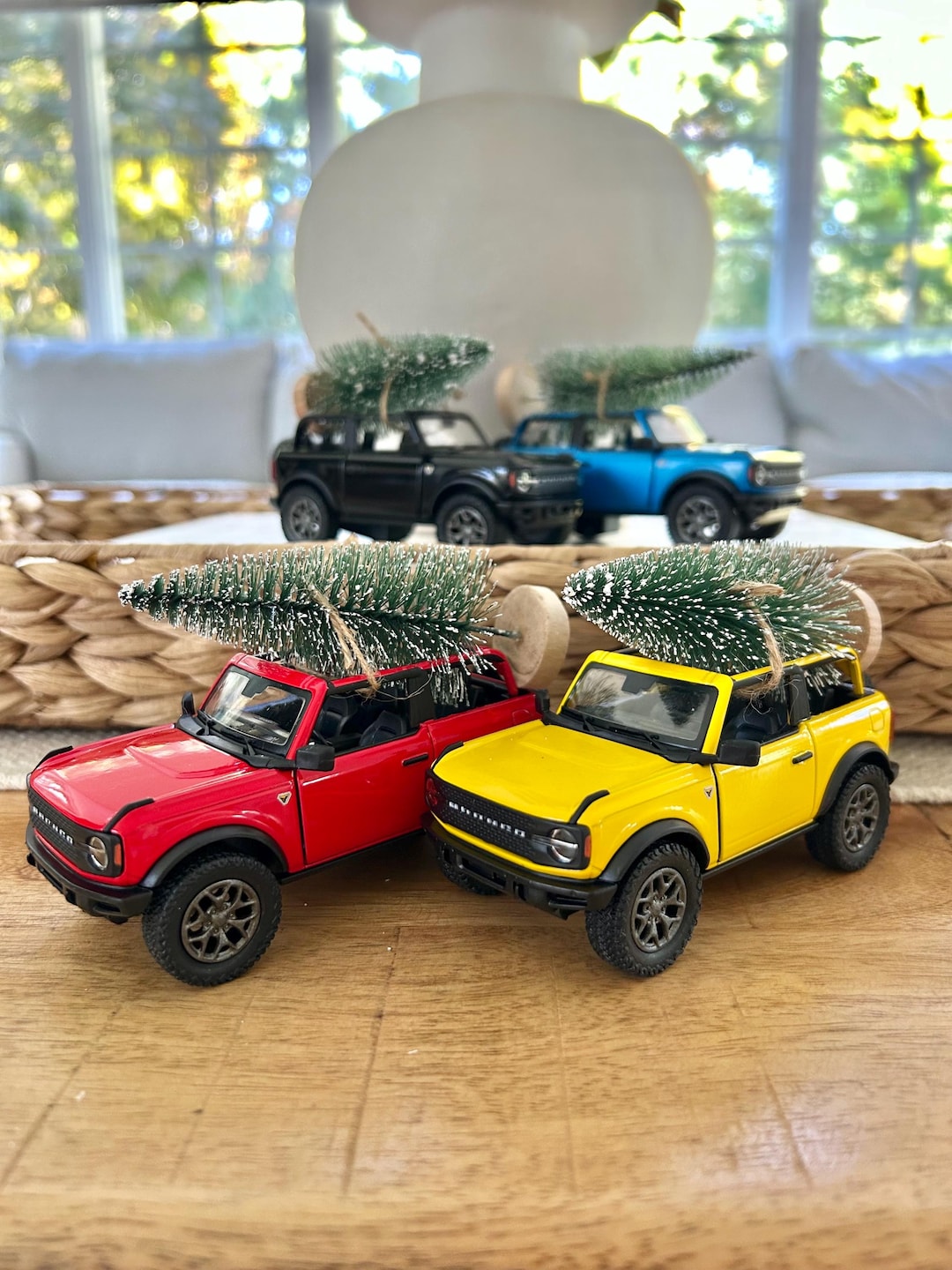 Ford Bronco - With Christmas Tree - Desk - Office Decor - Gift for Him ...