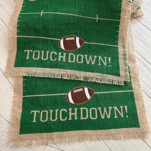 Football Table Runner - Football Party Decor - Table Runner - Football ...