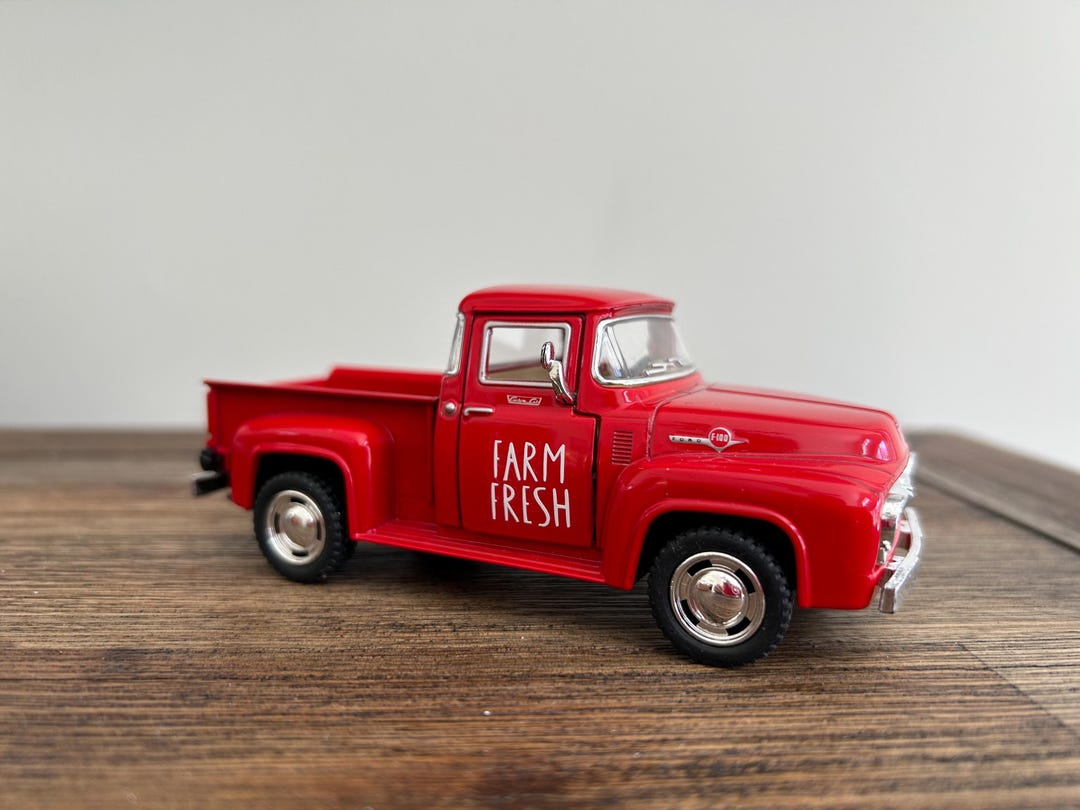 Tiered Tray Truck - Red Truck - Farmhouse Tiered Tray Decor - Tiered ...