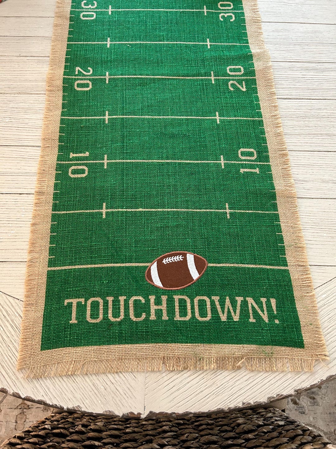 Football Table Runner - Football Party Decor - Table Runner - Football ...