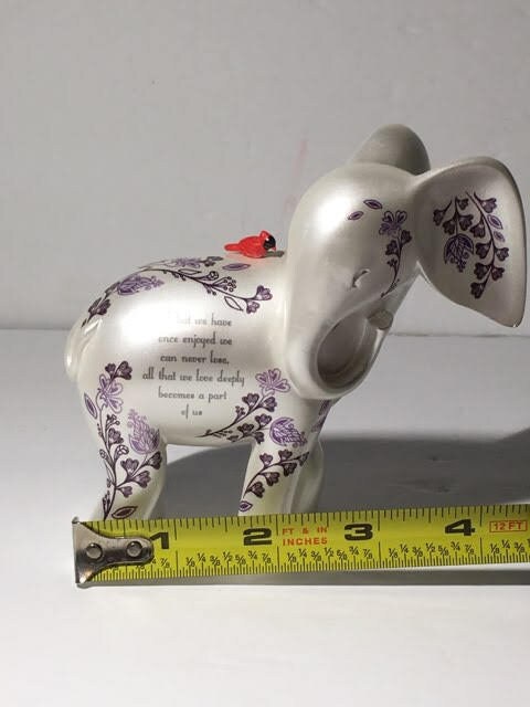 Elephant Figurine Hamilton Collection Sympathy Bereavement Grief Blake ...