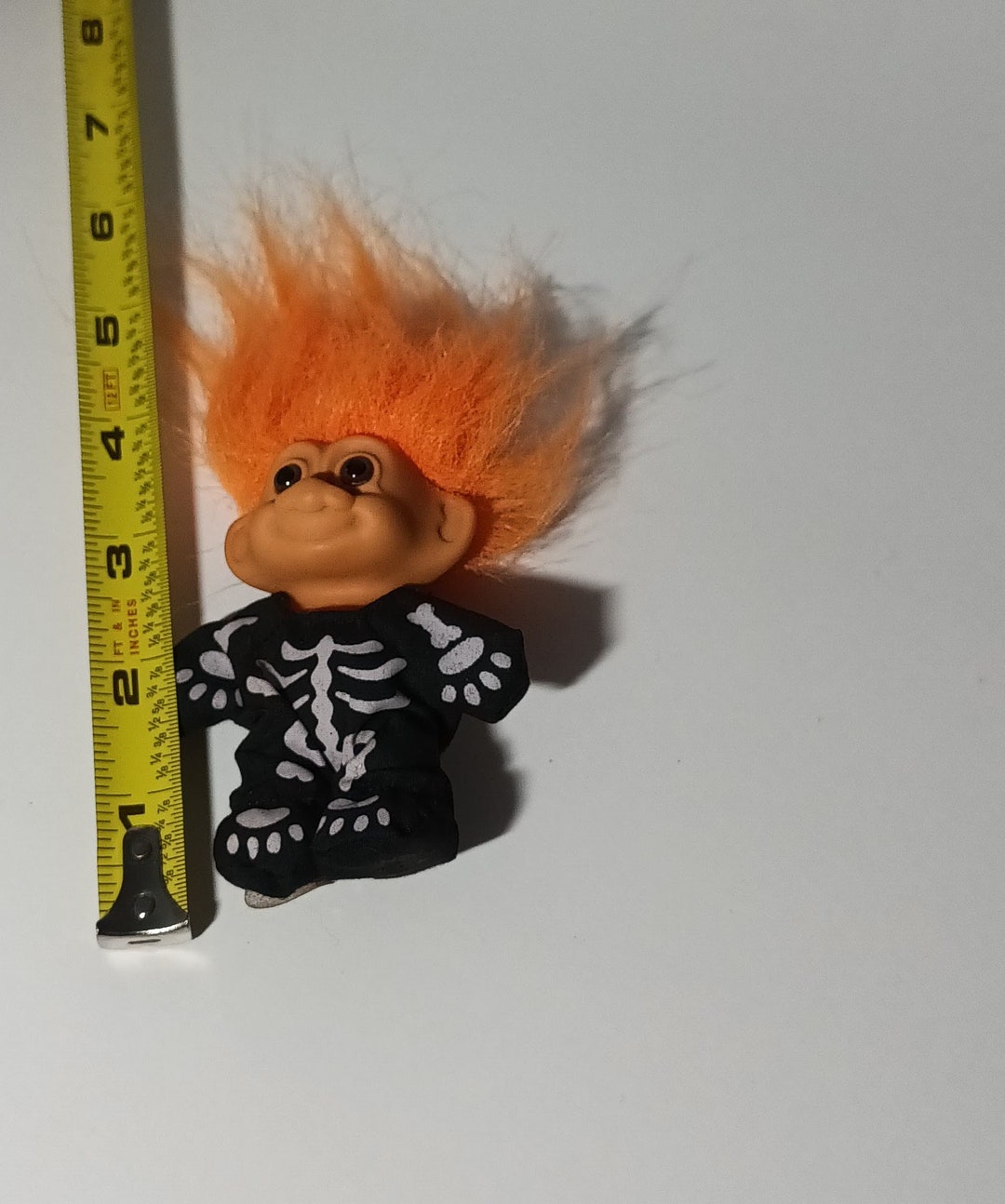 Troll Doll Halloween Skeleton Russ Brand Orange Hair Magic Wish Good ...